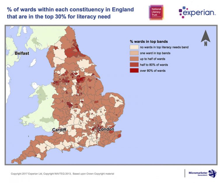 Literacy Score Highlights Problem Areas in England – For Reading Addicts