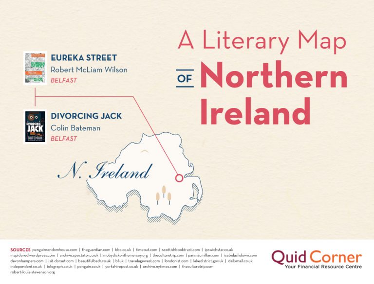 These Literary Maps of the United Kingdom Bring Novel Locations to Life ...