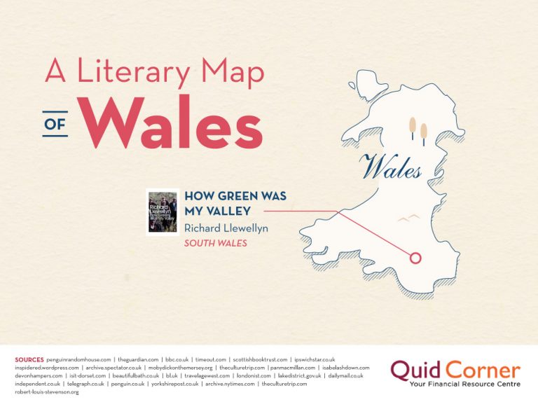 These Literary Maps of the United Kingdom Bring Novel Locations to Life ...